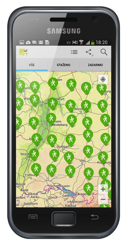 PhoneMaps: Offline mapy a průvodce do smartphonu a tabletu ...