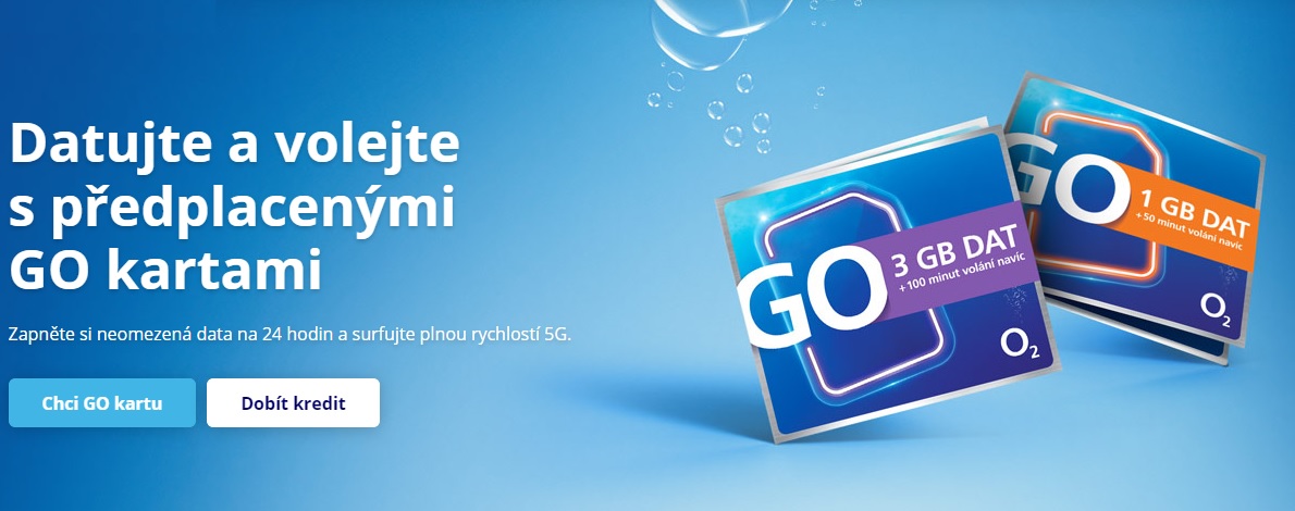 O2 láká na neomezená data. Zažádat si může kdokoliv s předplacenkou ...
